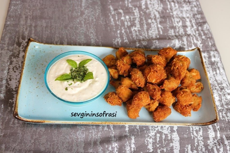 Panierte Auberginen Braten – Sevginin Sofrasi